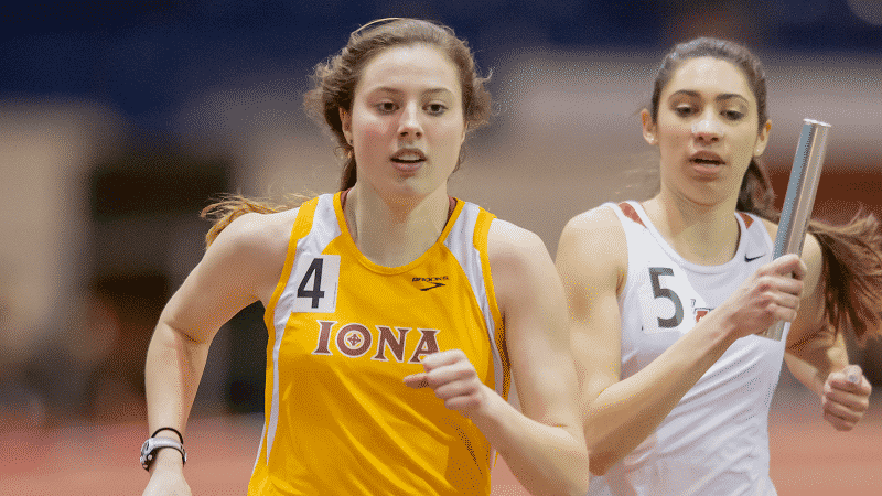 Iona Indoor Track Competes At Gotham Cup - Talk of the Sound
