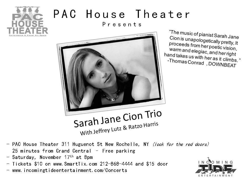 Sarah Jane Cion Live at PAC House Theater - Talk of the Sound
