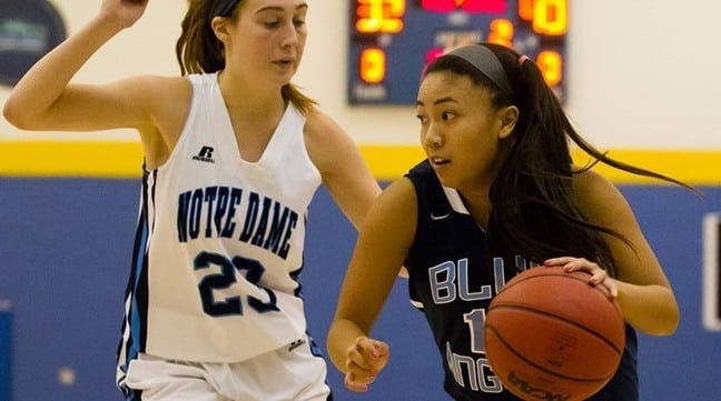 Blue Angels Basketball Falls Short Against Albertus Magnus - Talk of ...
