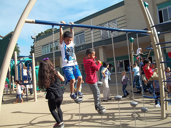 New Playground at Trinity a Hit - Talk of the Sound