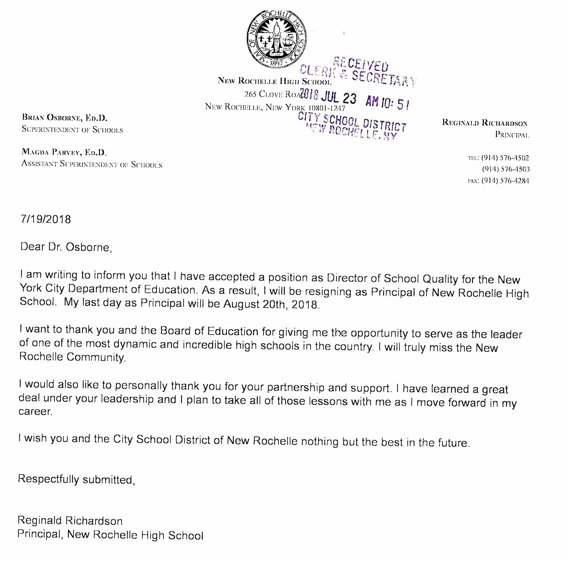 WHAT NEXT?: Richardson Resignation, Rescinded Job Offer Leave Doubt and ...