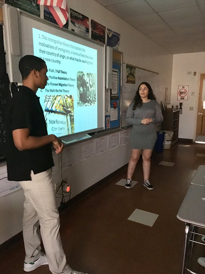 New Rochelle High School Students Presented “The Immigration History of ...