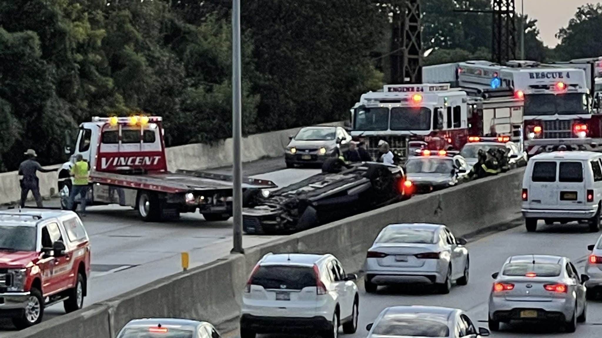 Vehicle Rollover Crash Ties Up Traffic on I-95 in New Rochelle - Talk ...