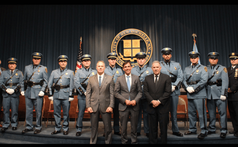 New Rochelle Police Department Promotes Nine Officers - Talk of the Sound